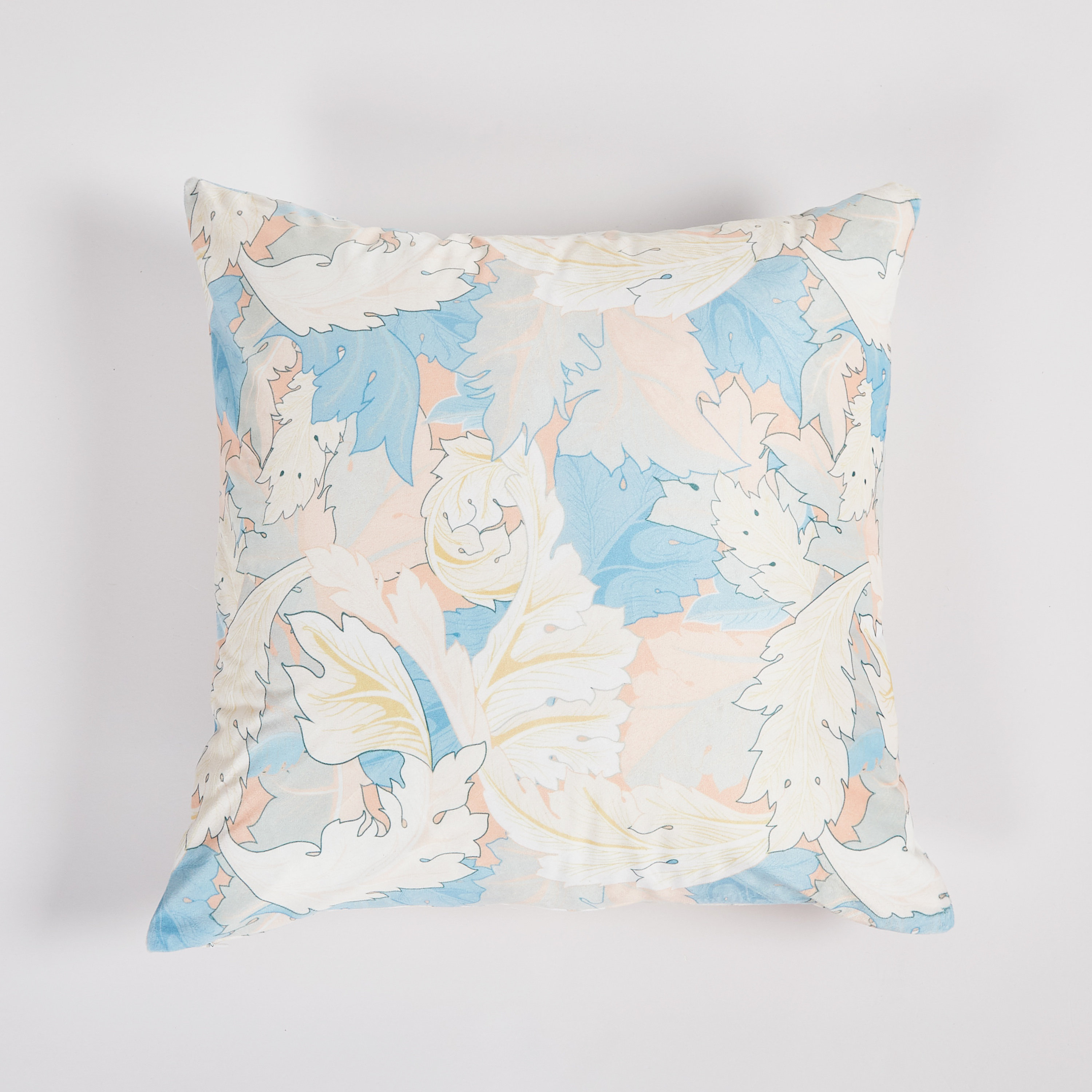 Cloudote™ Floral Pink Blue Throw Pillow 20" | Wayfair